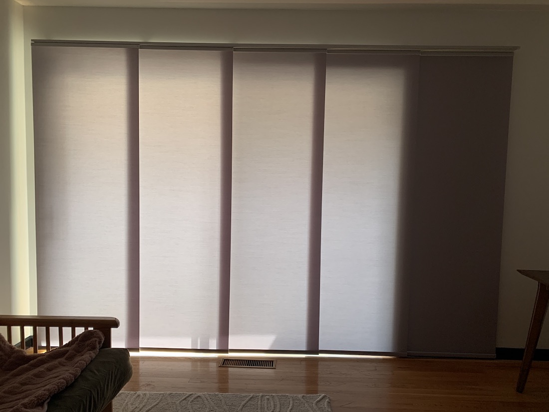 Offset Sliding Panel - A+ Blinds | Indianapolis Blinds